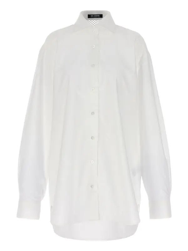 Raf Simons Mesh Insert Shirt - White