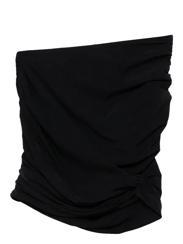 Magda Butrym Draped Mini Skirt - Black