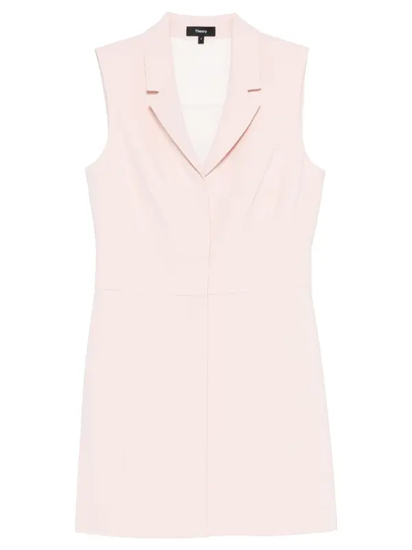 Theory Crepe Mini Dress - Pink