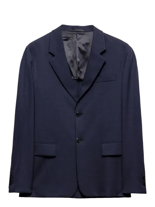 Prada Single-breasted Blazer - Blue