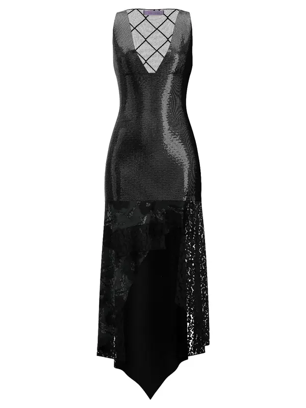 MARGHERITA MACCAPANI Katie Midi Dress - Black