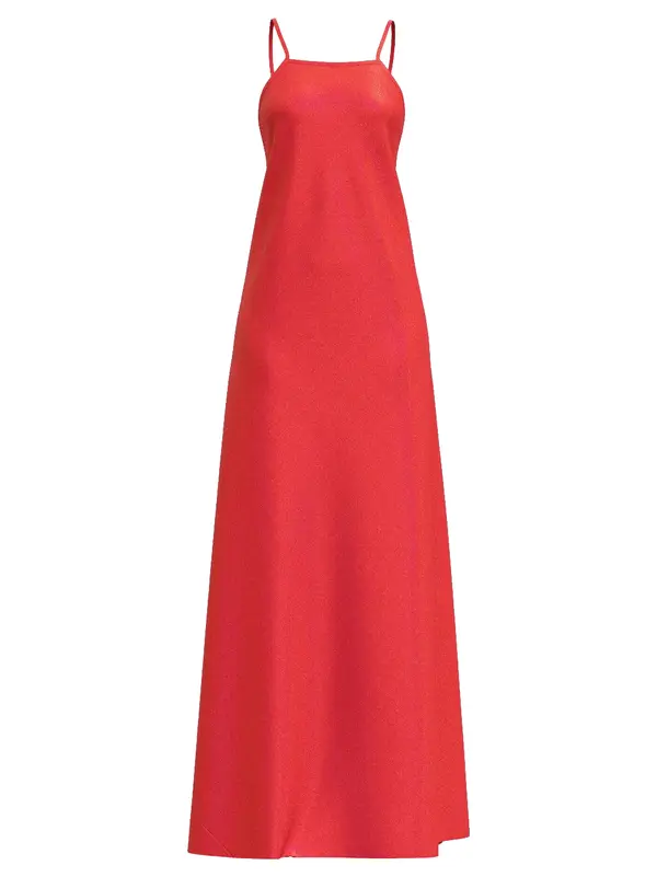 MARGHERITA MACCAPANI Luna Maxi Dress - Red