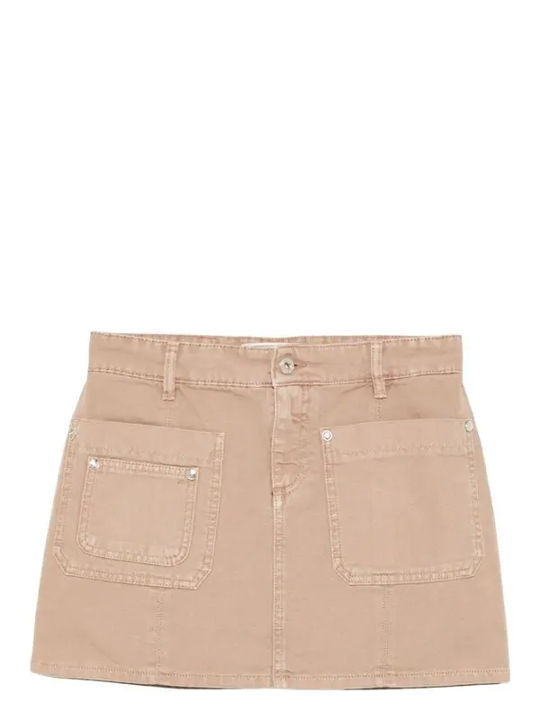 Blumarine Mini Skirt - Neutrals