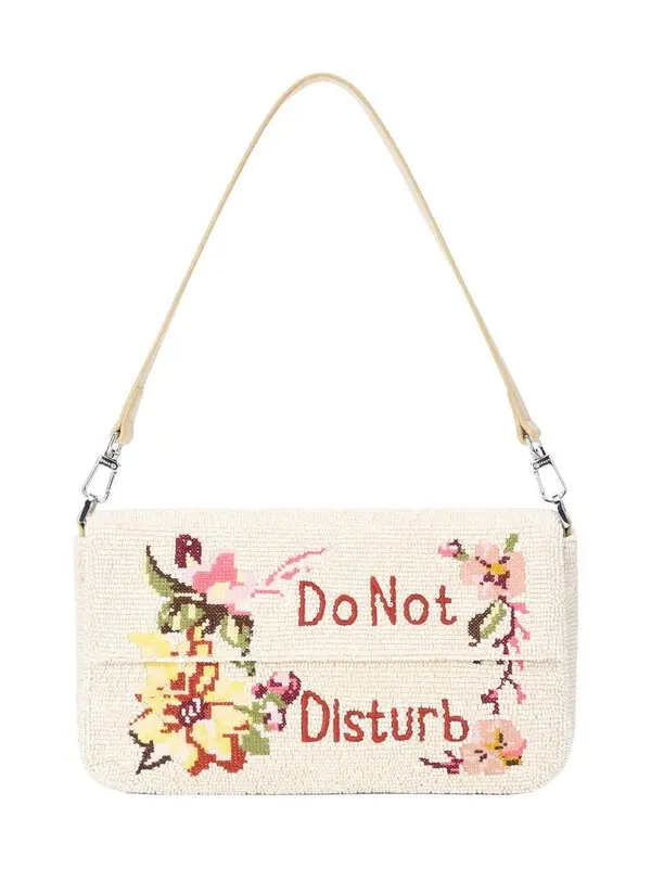 Staud Timmy Beaded Shoulder Bag - Do Not Disturb