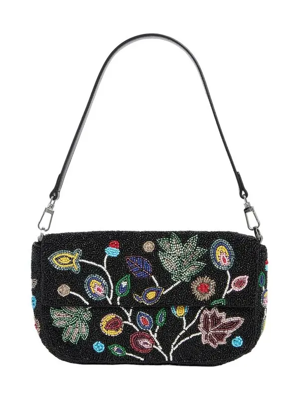 Staud Timmy Beaded Shoulder Bag - Tapestry