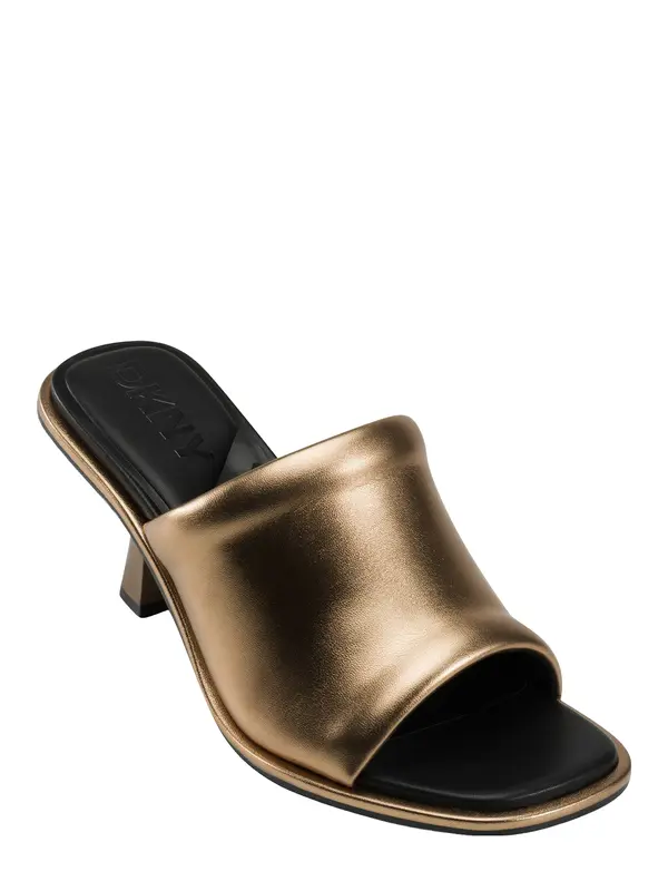 Dkny Metallic Sandals - Bronze