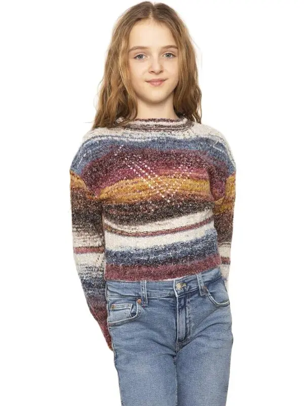 Central Park West Josie Pointelle Sweater - Multi