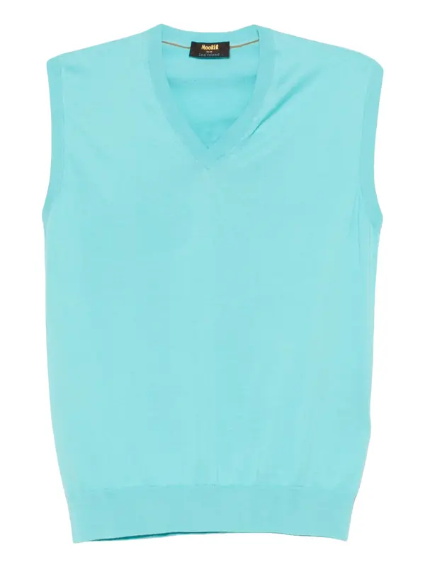 MOORER Anson Vest - Blue