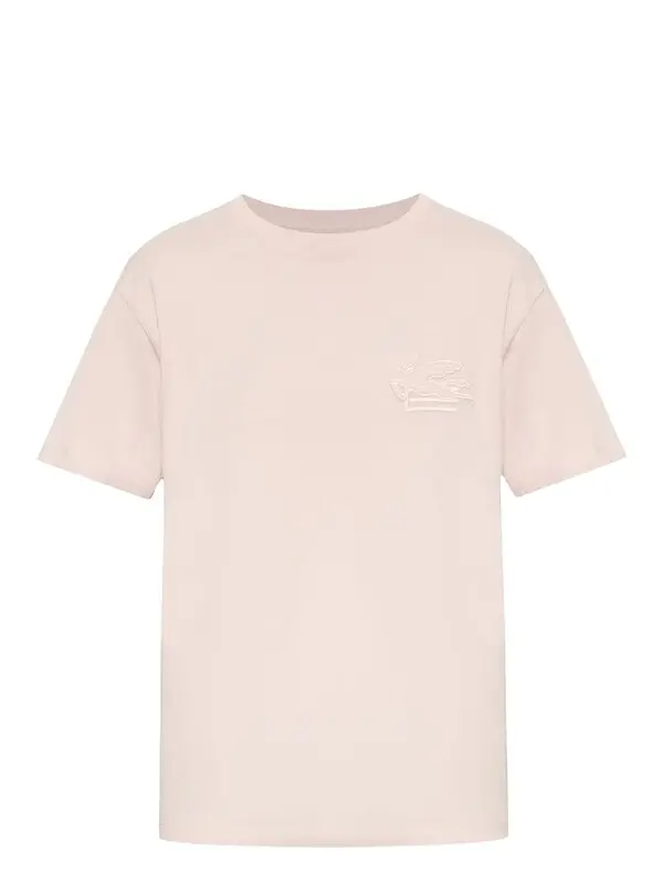 Etro Pegaso-motif T-shirt - Pink
