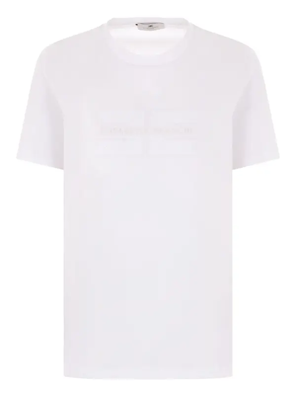 Elisabetta Franchi Logo-print T-shirt - White