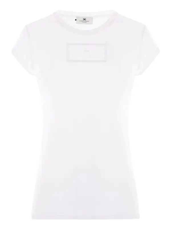 Elisabetta Franchi Logo-print T-shirt - White