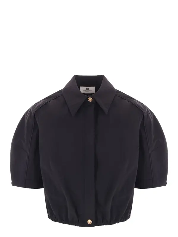 Elisabetta Franchi Puff-sleeve Shirt - Black