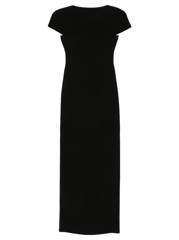 Khaite Basile Maxi Dress - Black