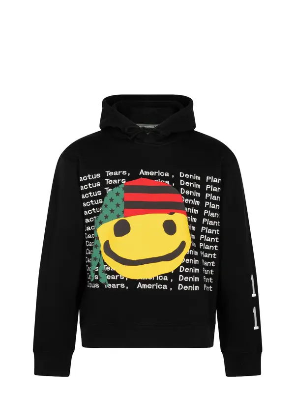 DENIM TEARS Cactus Tears Hoodie - Black