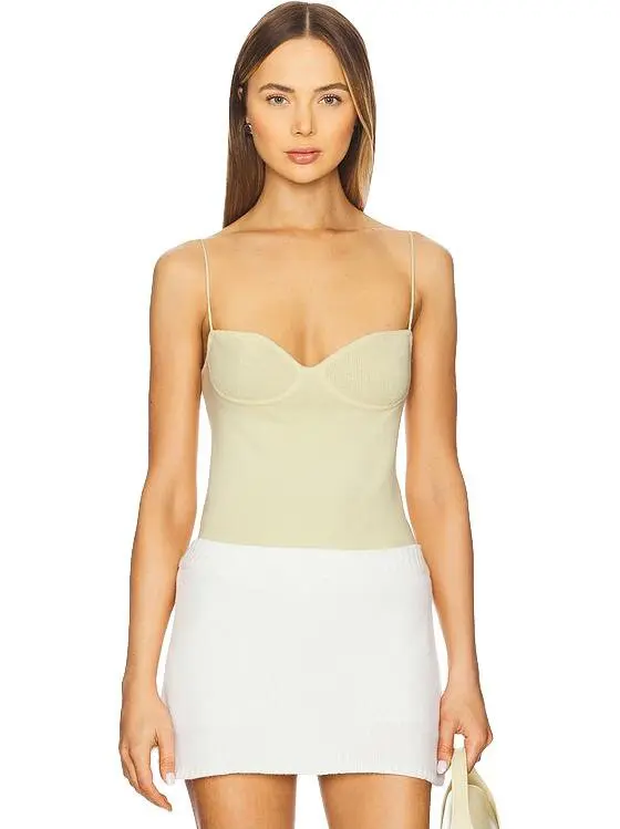 LISA YANG Alicia Top - Lemon Sorbet