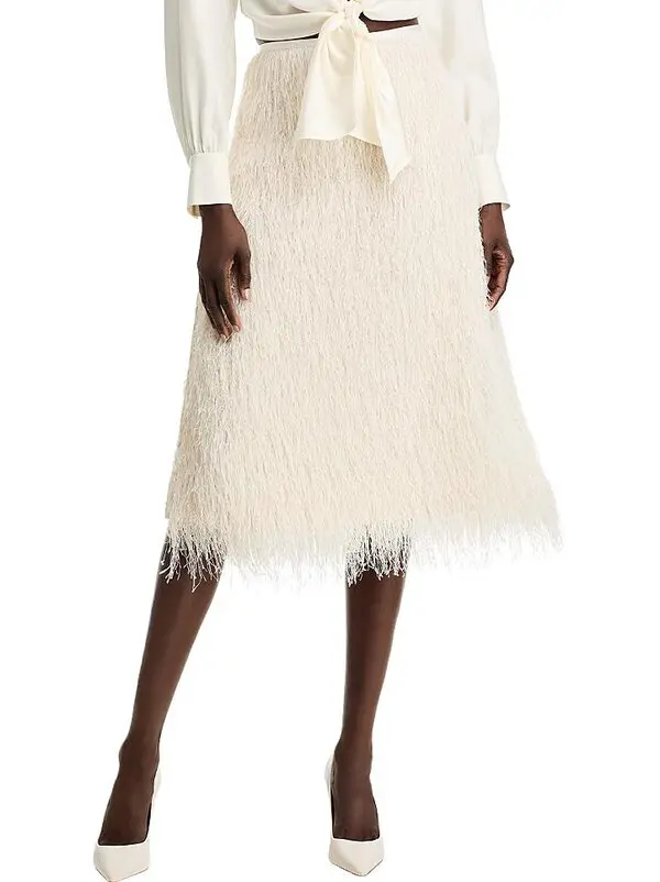 3.1 Phillip Lim Eyelash Texture Skirt - Ivory