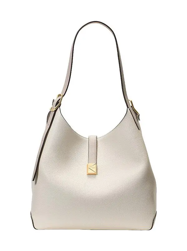 Kate Spade New York Pebbled Leather Medium Shoulder Bag - Cashew Milk