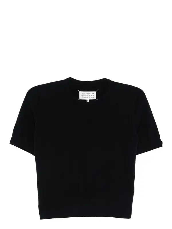 MAISON MARGIELA Virgin Wool T-shirt - Blue