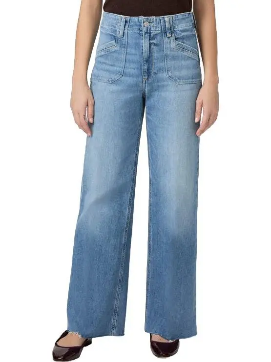 Paige Anessa High-waist Wide-leg Jeans - Viva