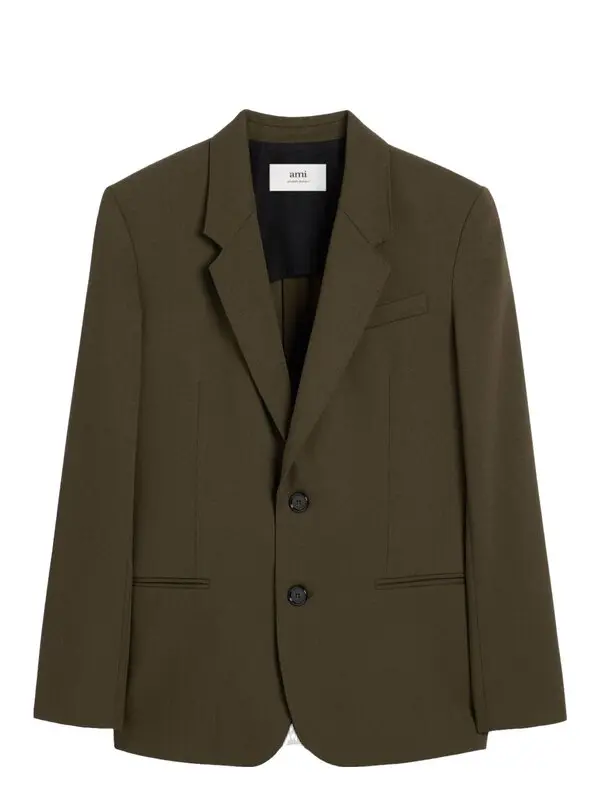 Ami Semi-lined Blazer - Green