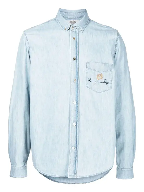 Nick Fouquet Embroidered Shirt - Blue