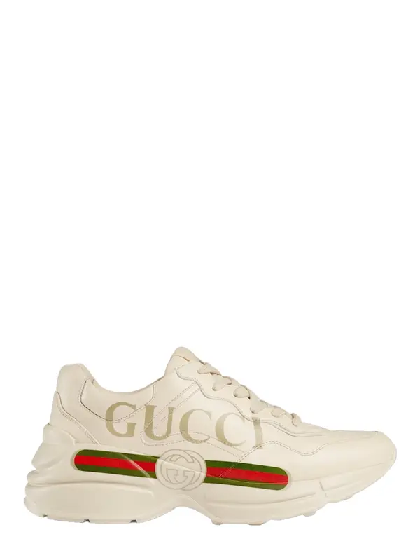Gucci Rhyton Sneaker With Logo - White