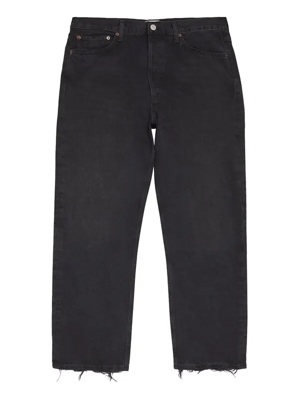AGOLDE 90's Straight Leg Jeans - Black