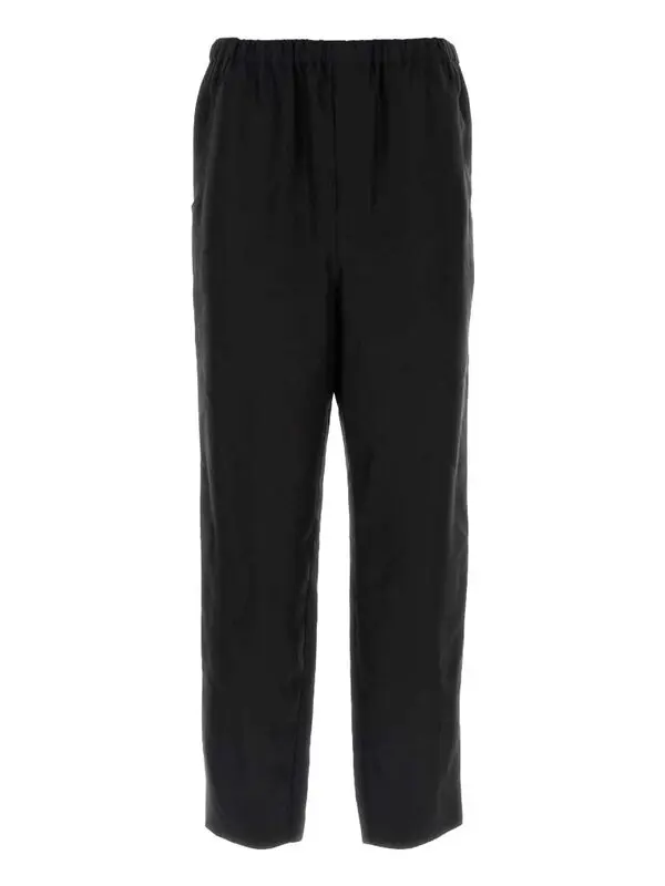 Saint Laurent Viscose Blend Pants - Black