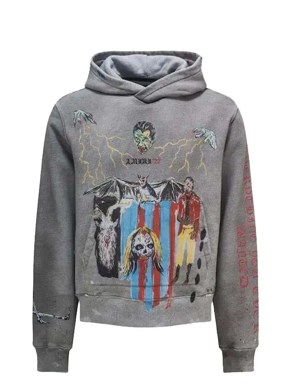 Amiri Blood 38 Hoodie - Grey