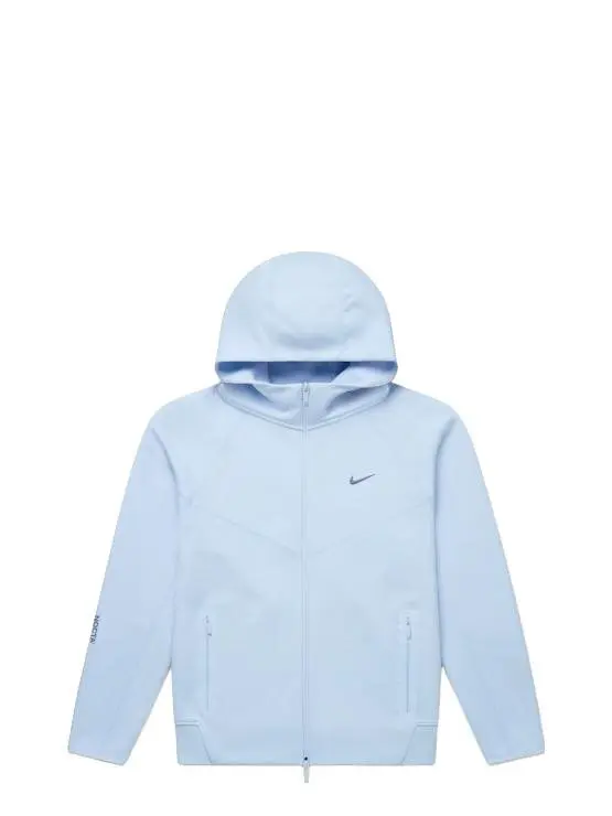 Nike X Nocta Nrg Tech Fleece Full Zip Hoodie - Cobalt Blue Tint