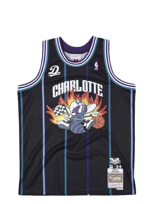 Mitchell & Ness Dreamville X Charlotte Hornets Swingman Jersey - Black