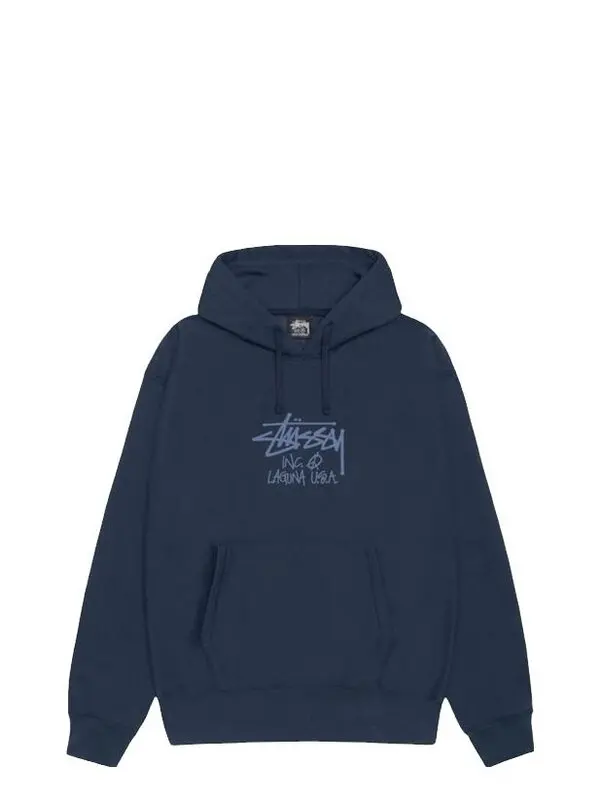 StÜssy Laguna Usa Hoodie - Navy Blue