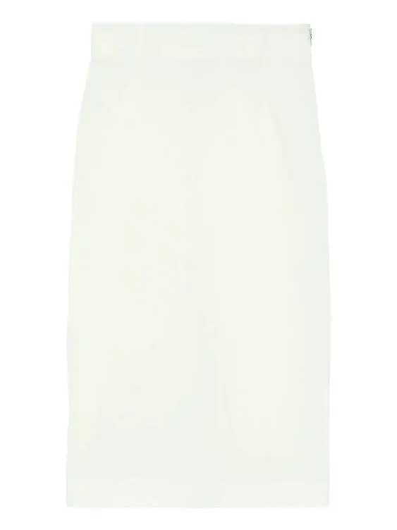 Patrizia Pepe Organza Midi Skirt - Green