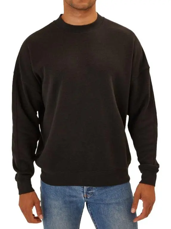THREADS 4 THOUGHT Relaxed Fit Fleece Sweatshirt - Black