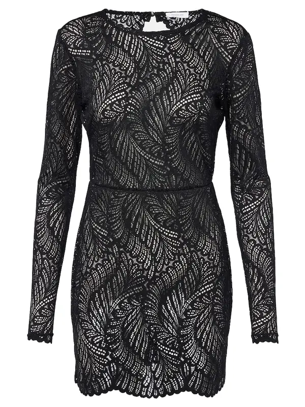 ALEXANDRA MIRO Genevieve Lace Minidress - Black