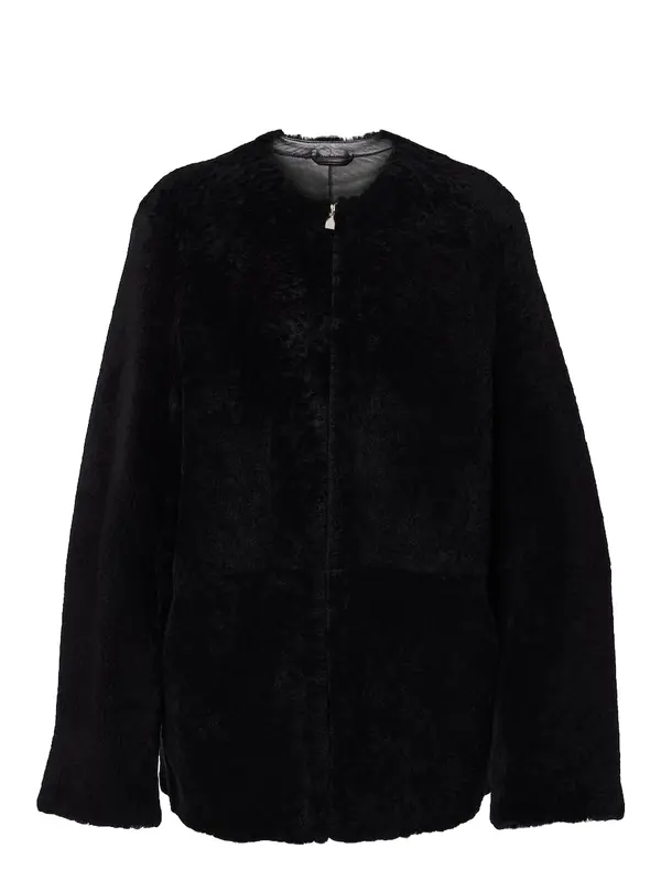 TOTEME Shearling Jacket - Black