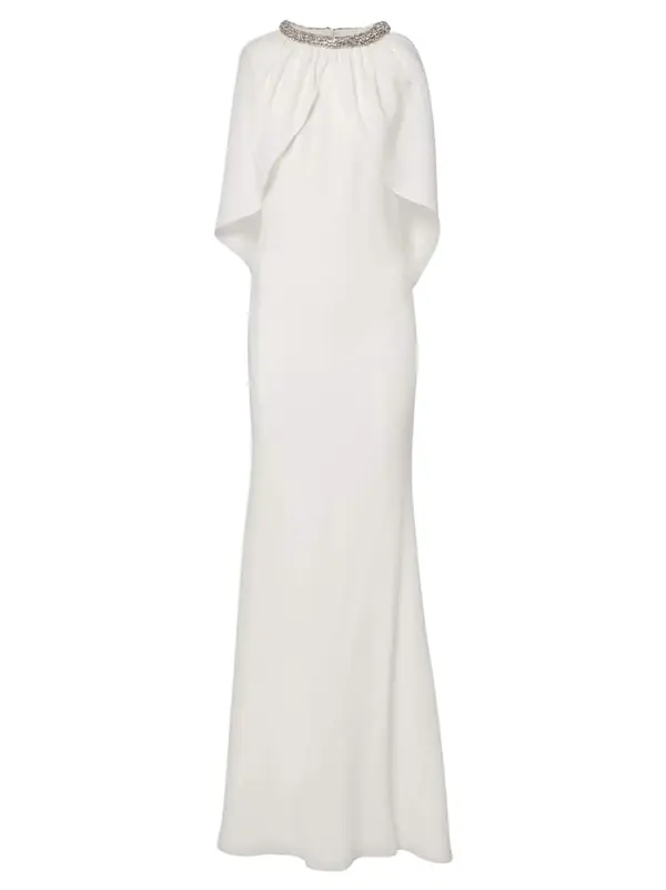Roland Mouret Bridal Embellished Gown - White