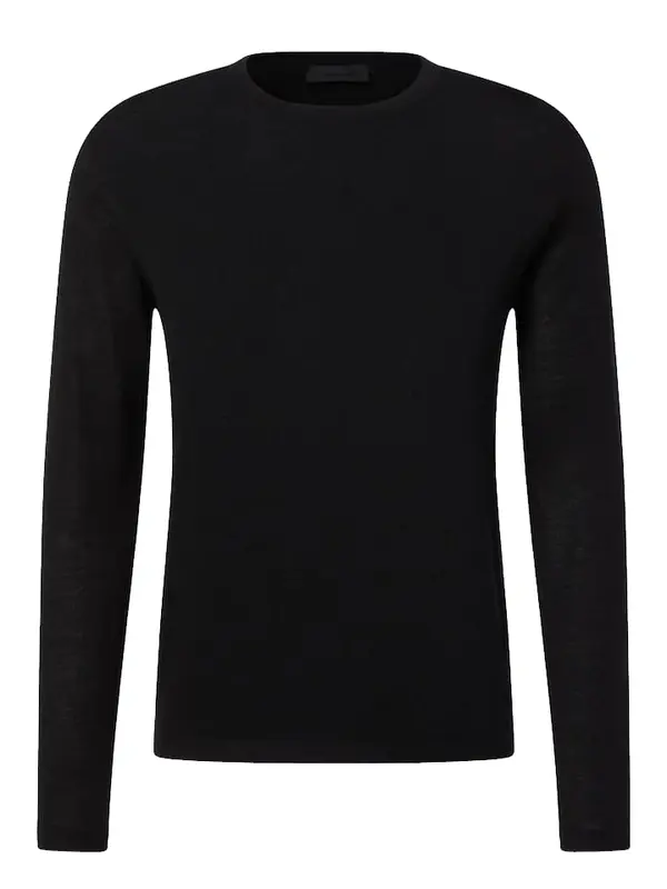 SAMAN AMEL Petrus Cashmere And Silk Sweater - Black