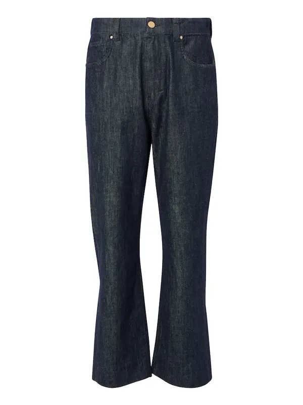 Max Mara Terra High-rise Straight Jeans - Blue