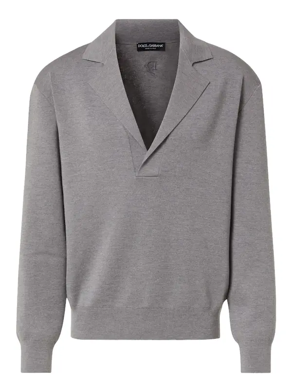 Dolce & Gabbana Wool-blend Sweater - Grey