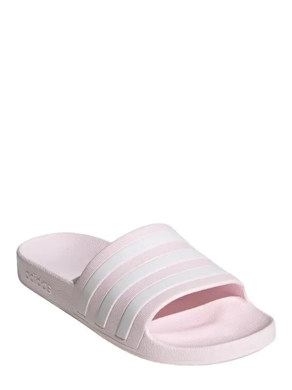 Adidas Adilette Aqua Slides - Almost Pink / Cloud White / Almost Pink