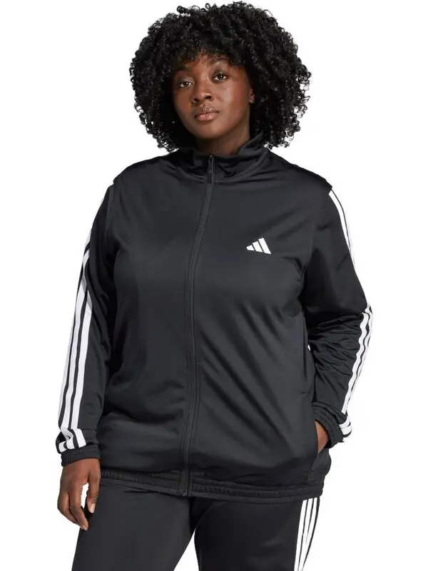 Adidas Tricot 3-stripes Track Jacket - Black / White