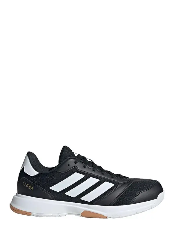 Adidas Ligra Indoor Shoes - Core Black / Cloud White / Cloud White