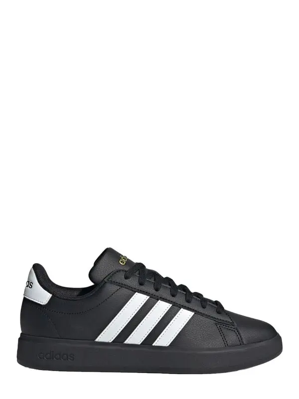 Adidas Grand Court 2.0 Sneakers - Core Black / Cloud White / Gold Metallic