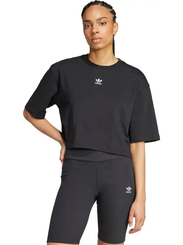 Adidas Essentials Cropped T-shirt - Black