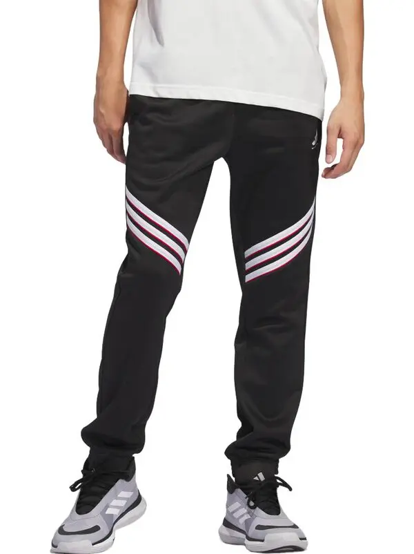 Adidas Basketball Crazy Warm Fleece Pants - Black / White