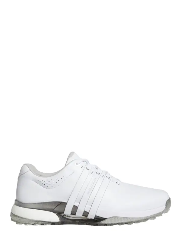 Adidas Spikeless Golf Shoes - Cloud White / Cloud White / Silver Metallic