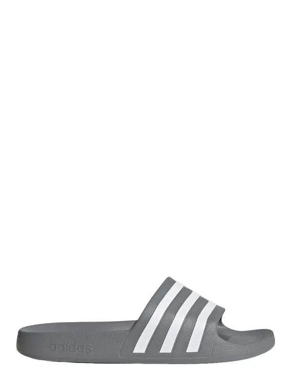 Adidas Adilette Aqua Slides - Grey Three / Cloud White / Grey Three