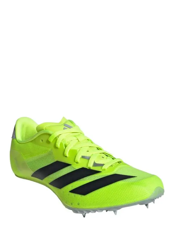 Adidas Adizero Sprintstar Athletic Shoes - Lucid Lemon / Core Black / Halo Silver