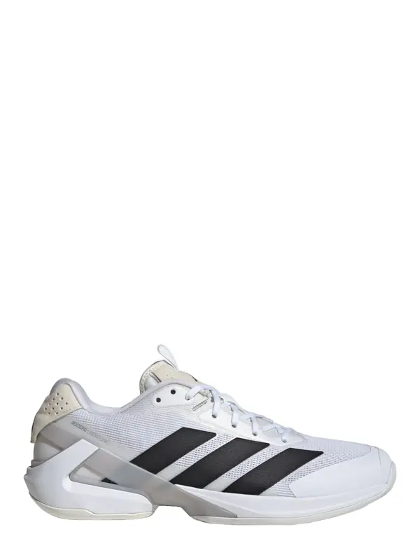 Adidas Adizero Ubersonic 5 Tennis Shoes - Cloud White / Core Black / Silver Metallic